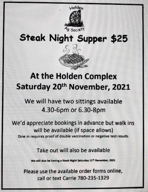 Steak Supper!!
